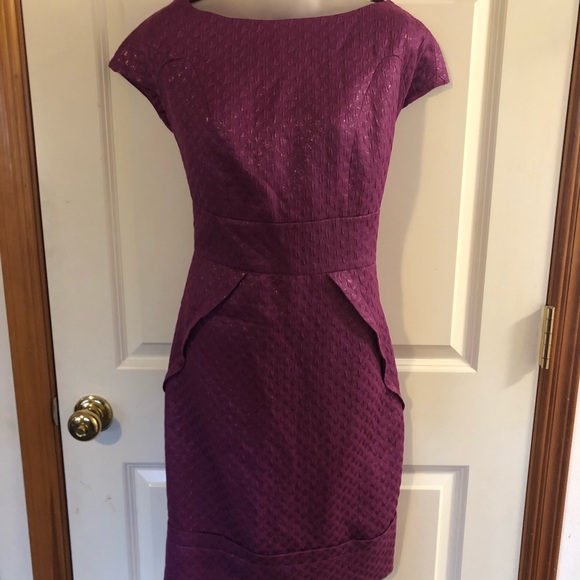 Ashro | Dresses | Ashro Purple Formal Cocktail Party Evening Dress ...